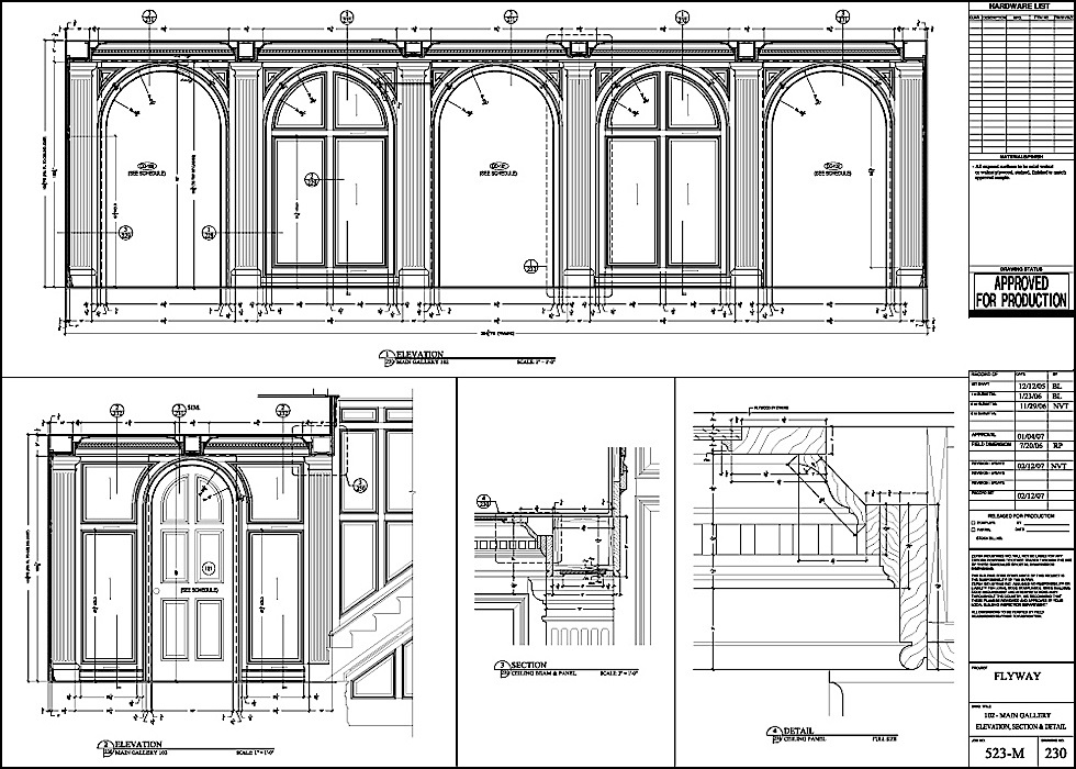 Metal Claddiing Shop Drawings